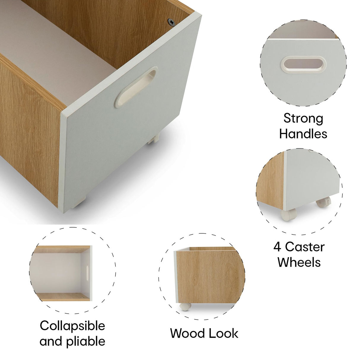 Buy Anko Storage Box with Wheels Online