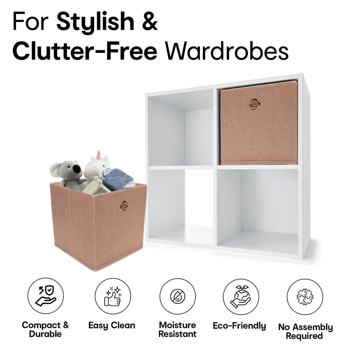 Buy Anko Pink Storage Box- Pack of 3 Online