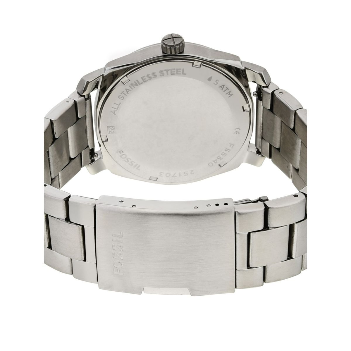 Buy Fossil Machine Silver Watch Fs5340 For Men Online