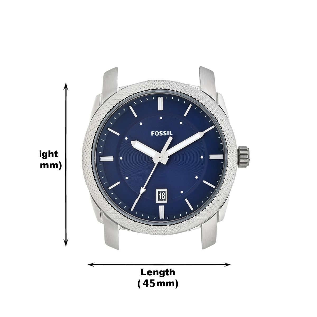 Fossil Machine Silver Watch Fs5340 For Men Buy Fossil Machine Silver