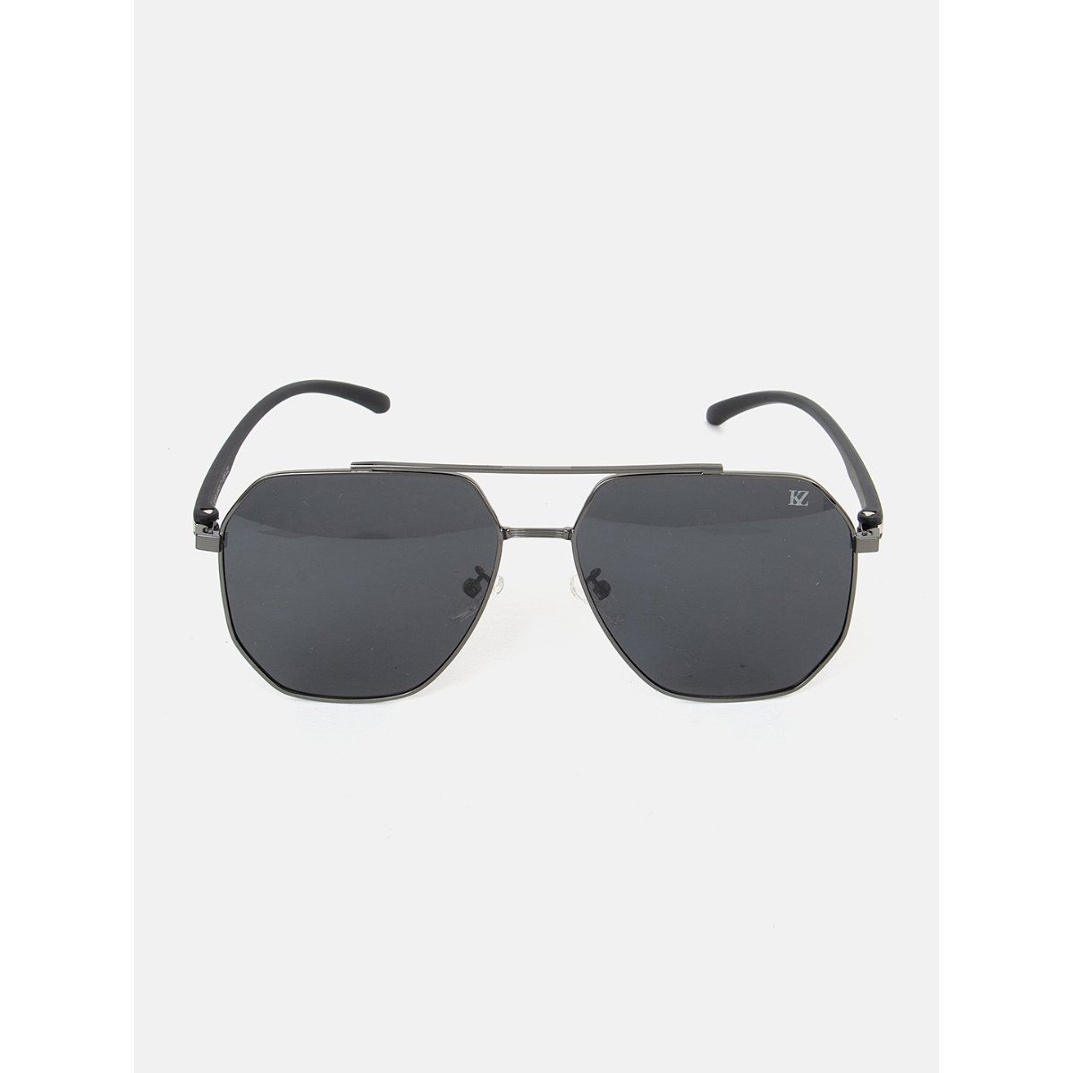 Buy KAZO Black Full Rim Square Aviators Online