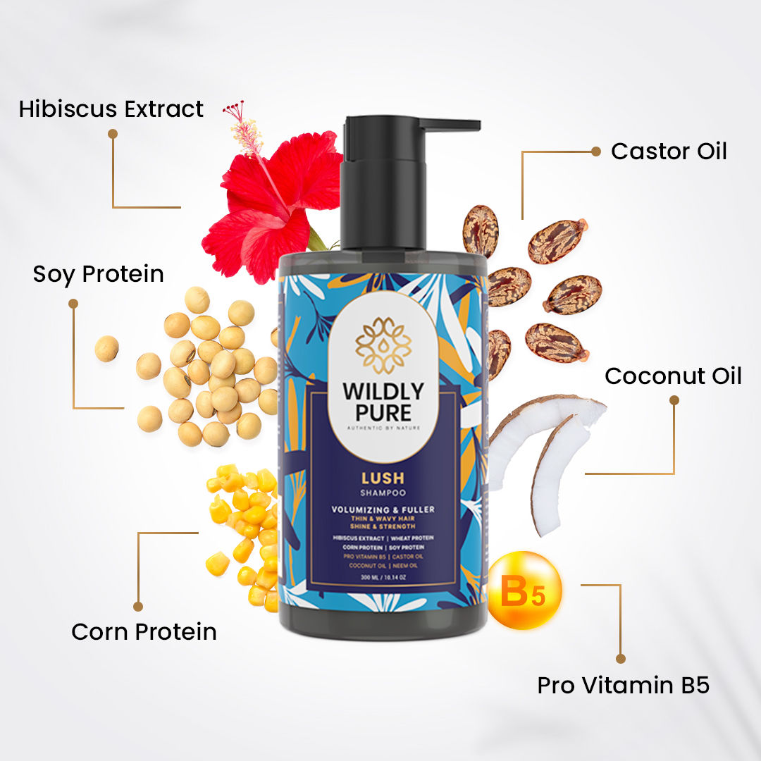 Buy Wildly Pure Lush Volumizing & Fuller Shampoo Online
