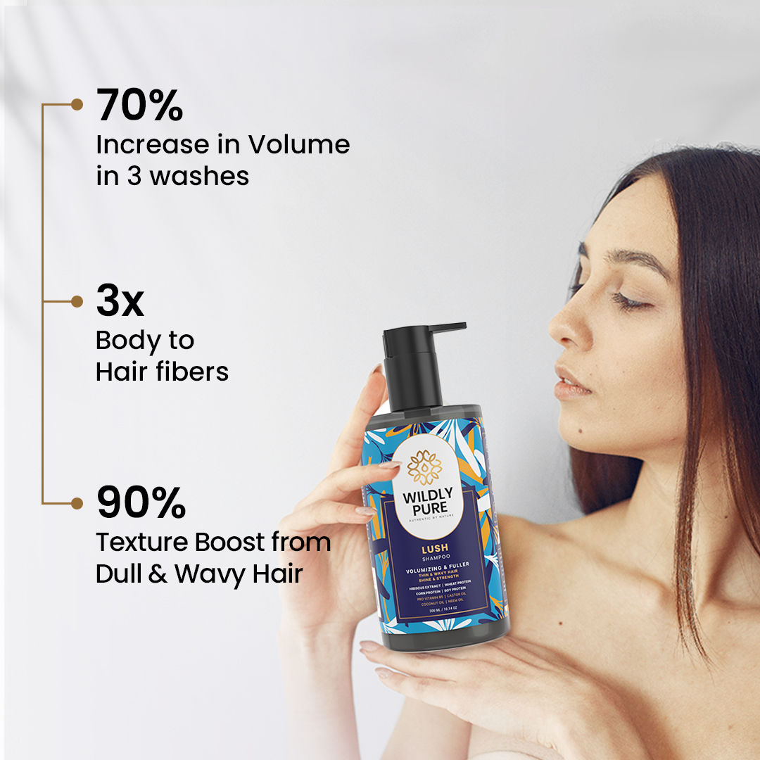 Buy Wildly Pure Lush Volumizing & Fuller Shampoo Online