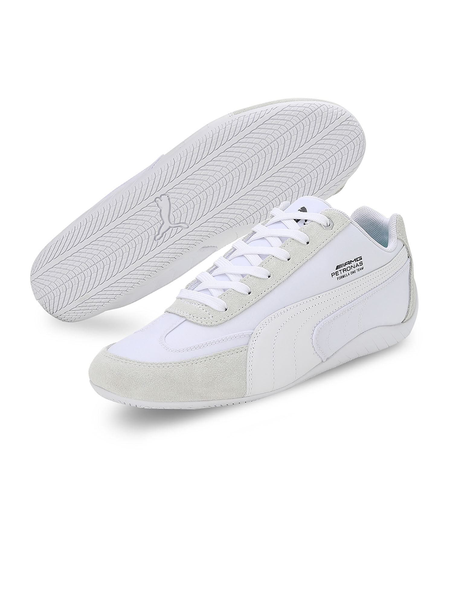 Buy Puma Mercedes Amg Petronas F1 Speedcat Unisex White Sneakers Online