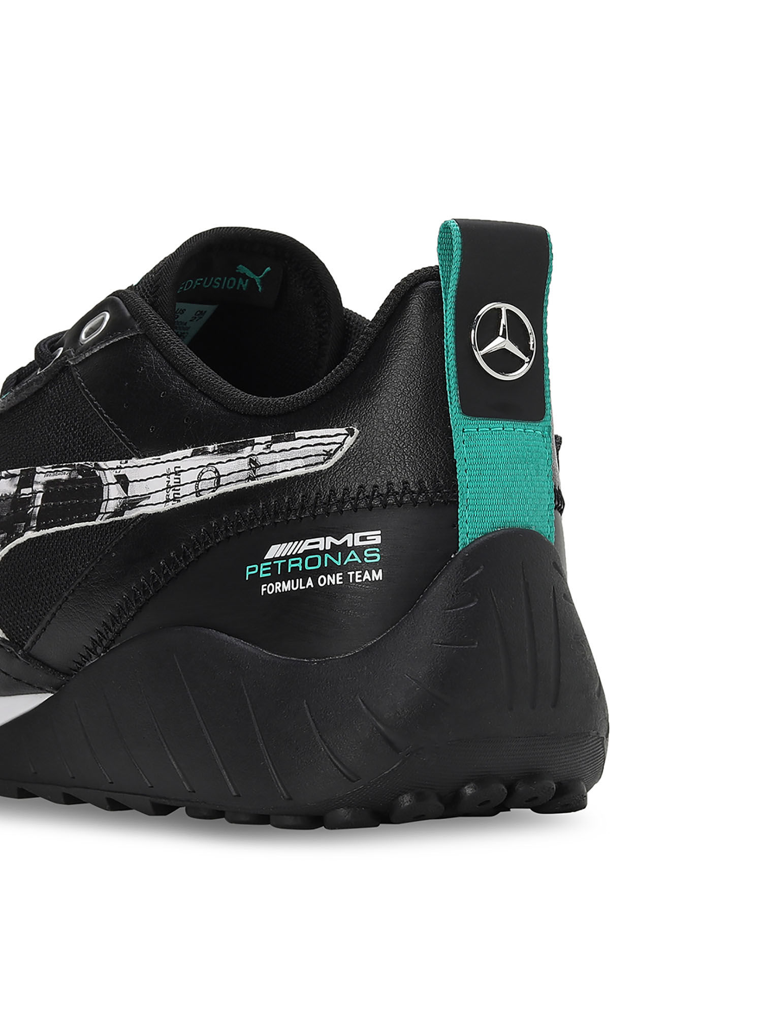Buy Puma Mercedes Amg Petronas F1 Speedfusion 2.0 Unisex Black Sneakers ...