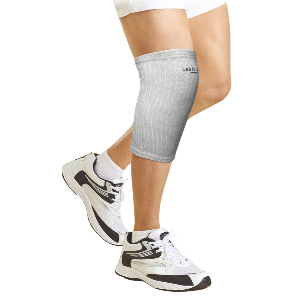 Buy Leeford Premium Knee Cap Support for Leg/Knee Pain - Grey Online