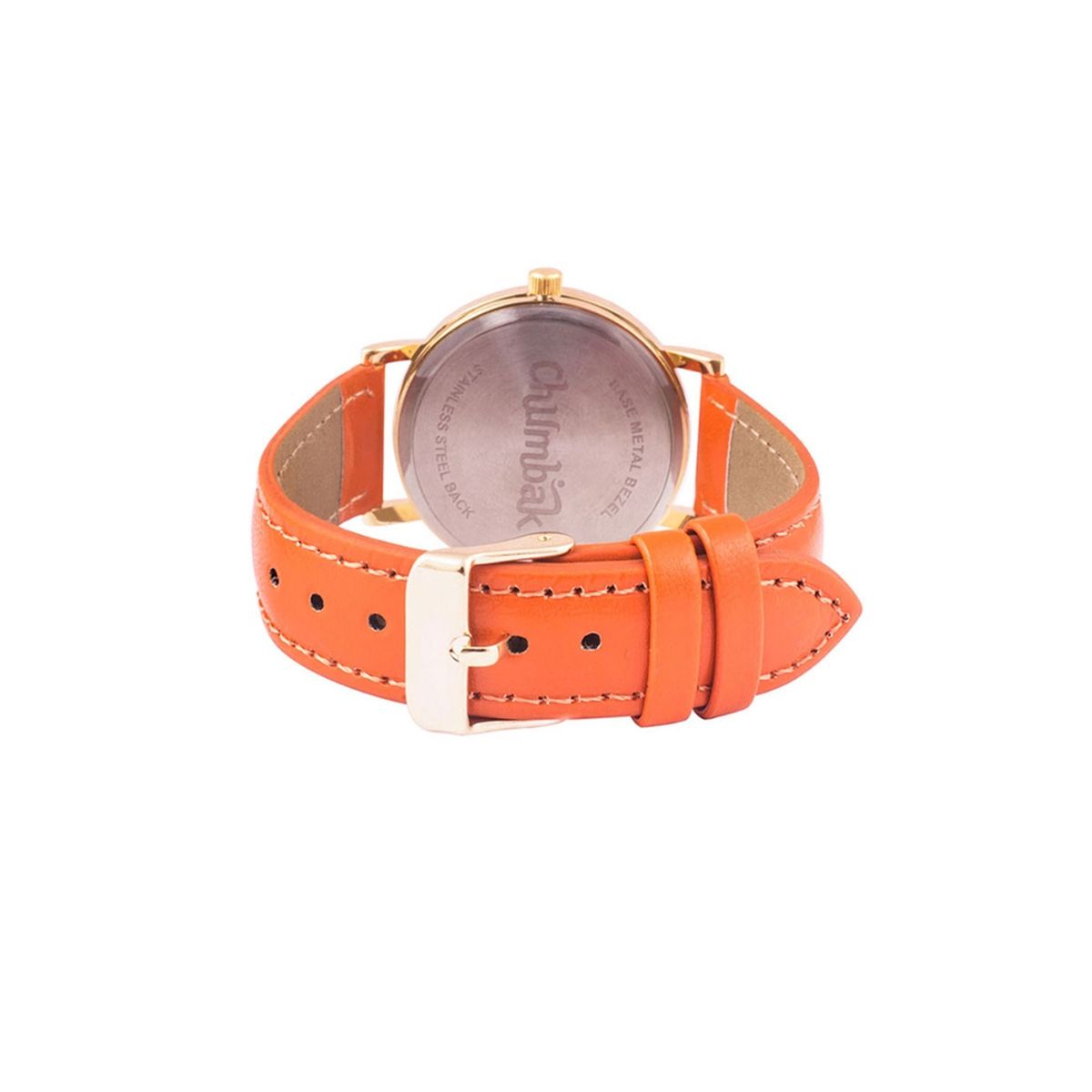 Buy Chumbak Beaky Orange Wrist Watch Online