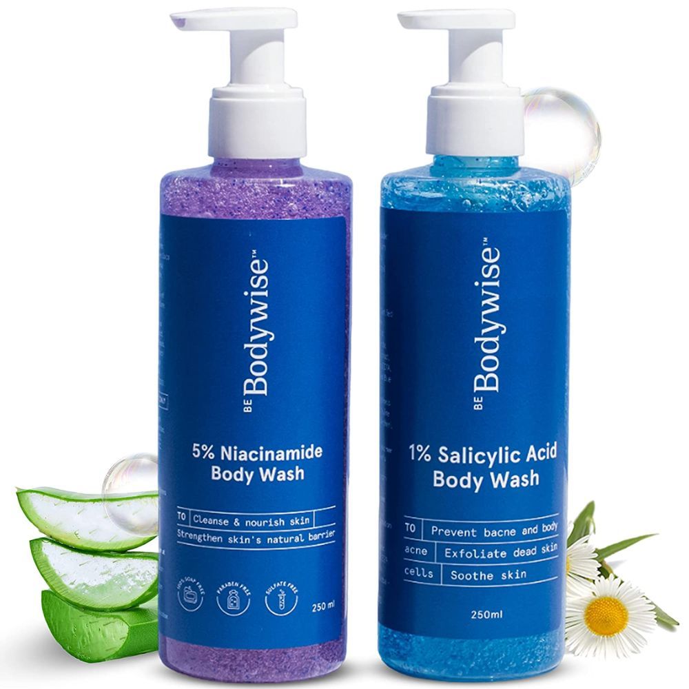 Be Bodywise 5% Niacinamide Body Wash + 1% Salicylic Acid Body Wash: Buy ...