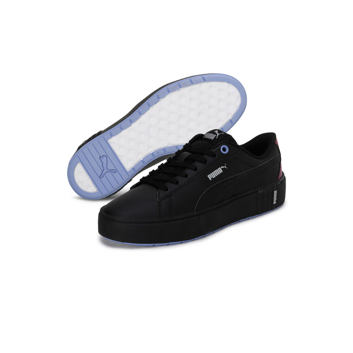Buy Puma Smash Platform v2 Night Out Womens Black Sneakers Online