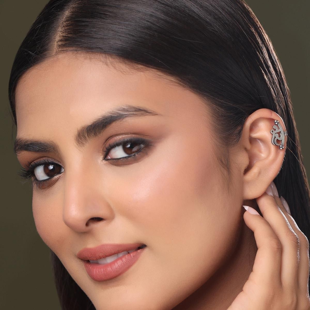 Buy VIRAASI Oxidised Noor Ear Cuff Earrings Online