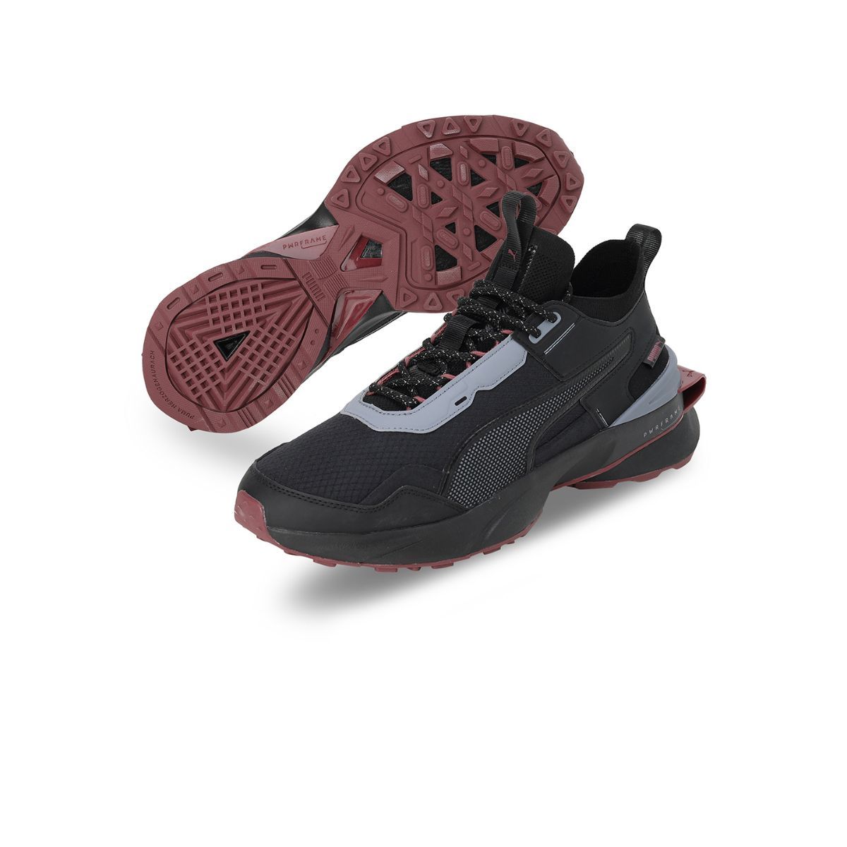 Buy Puma Pwrframe OP-1 Trail Concrete Unisex Black Sneakers Online