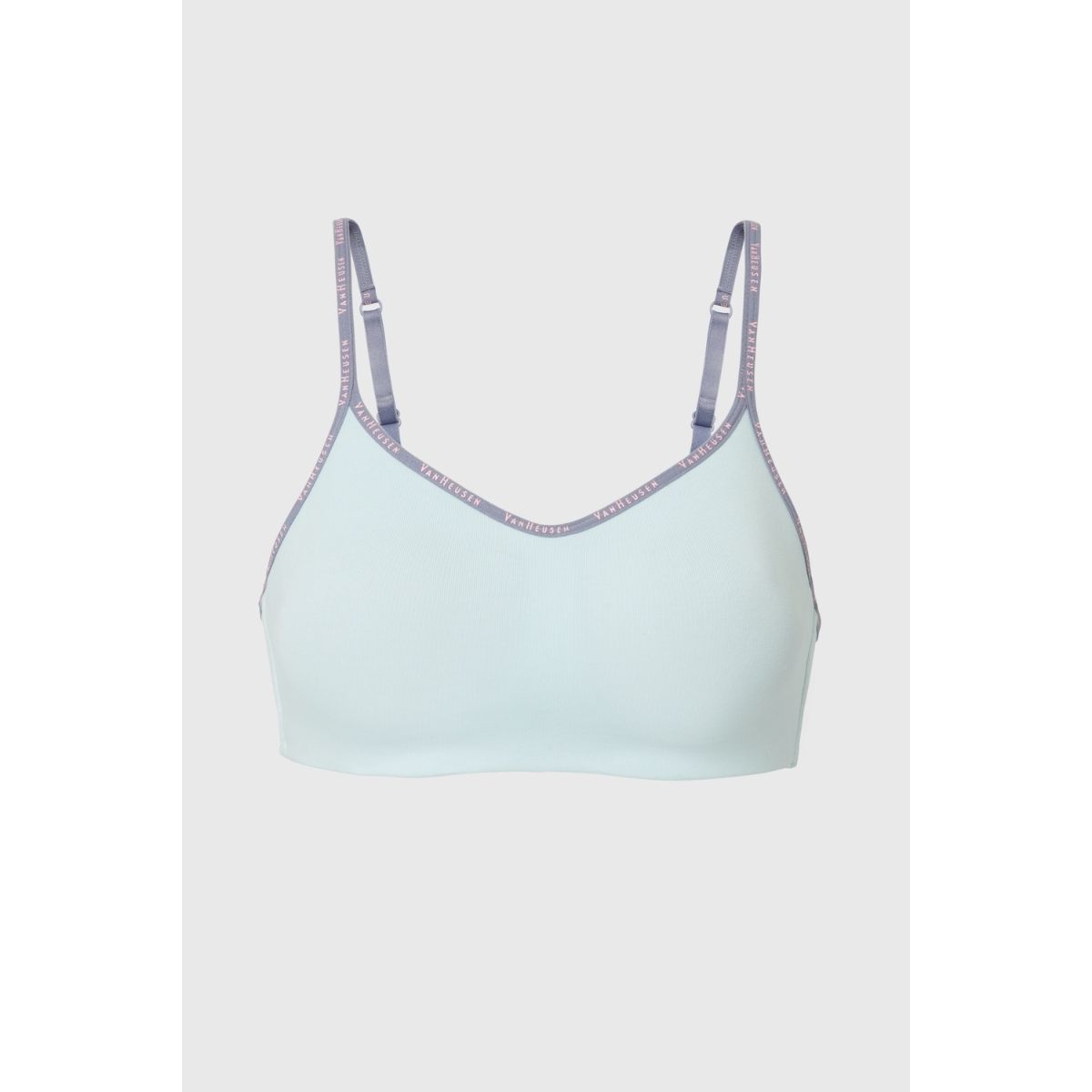 Buy Van Heusen Women Seamless Cups & Non Padded Cami Bra - Light Blue ...