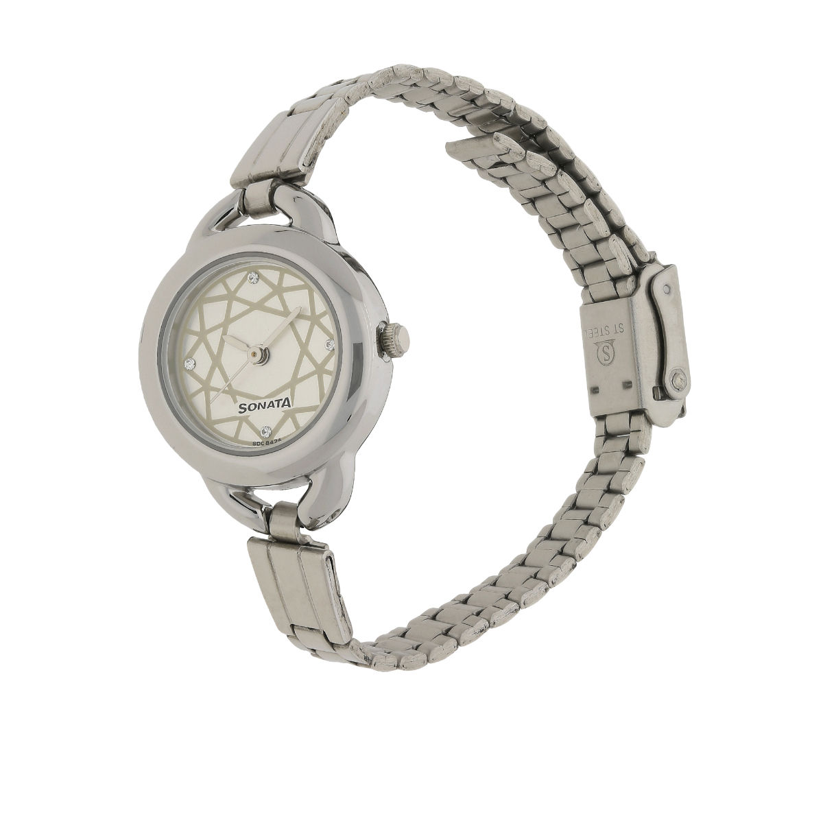 Buy Sonata Silver Dial Silver Stainless Steel Strap Watch Online