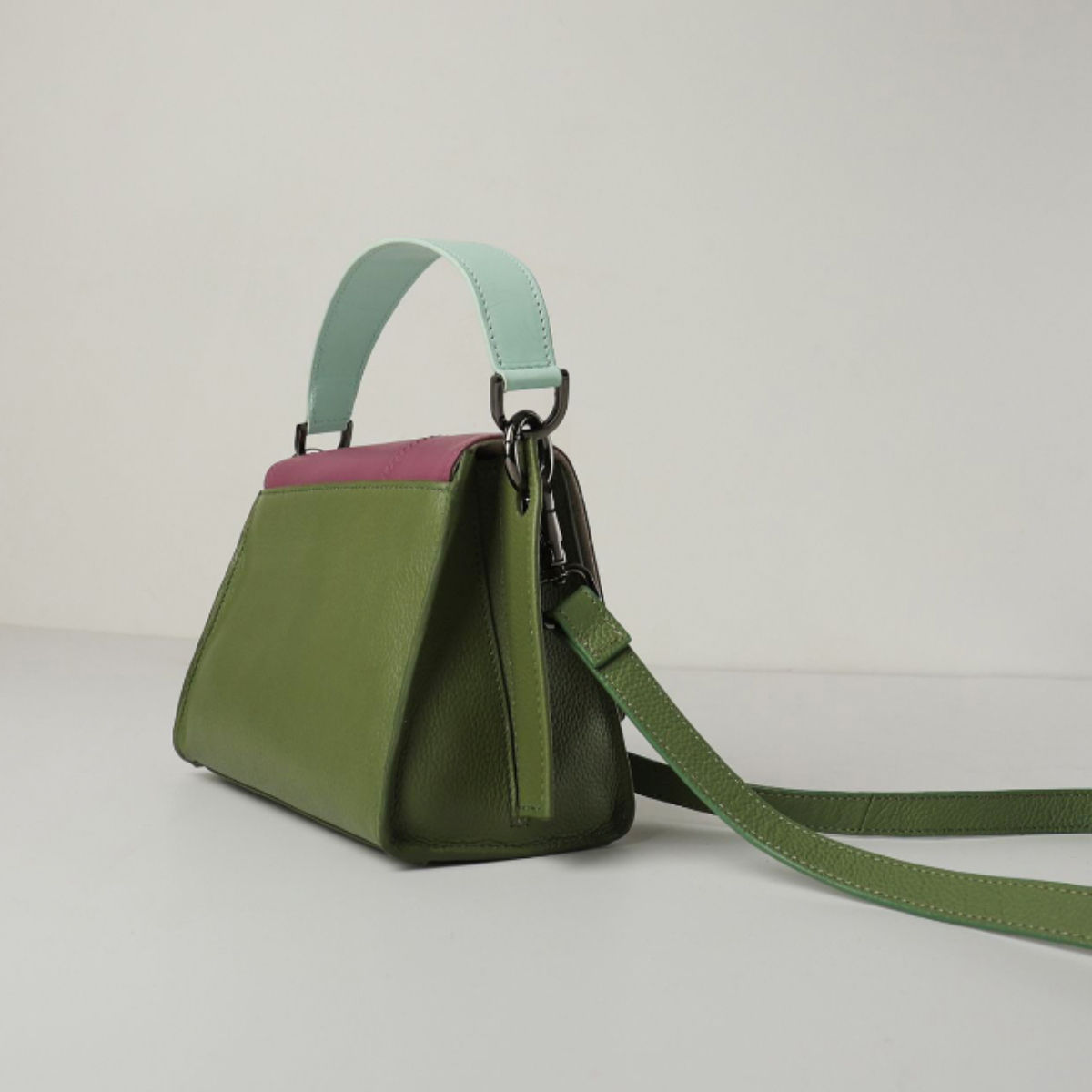 San Calpa Green Renee Handbags: Buy San Calpa Green Renee Handbags ...