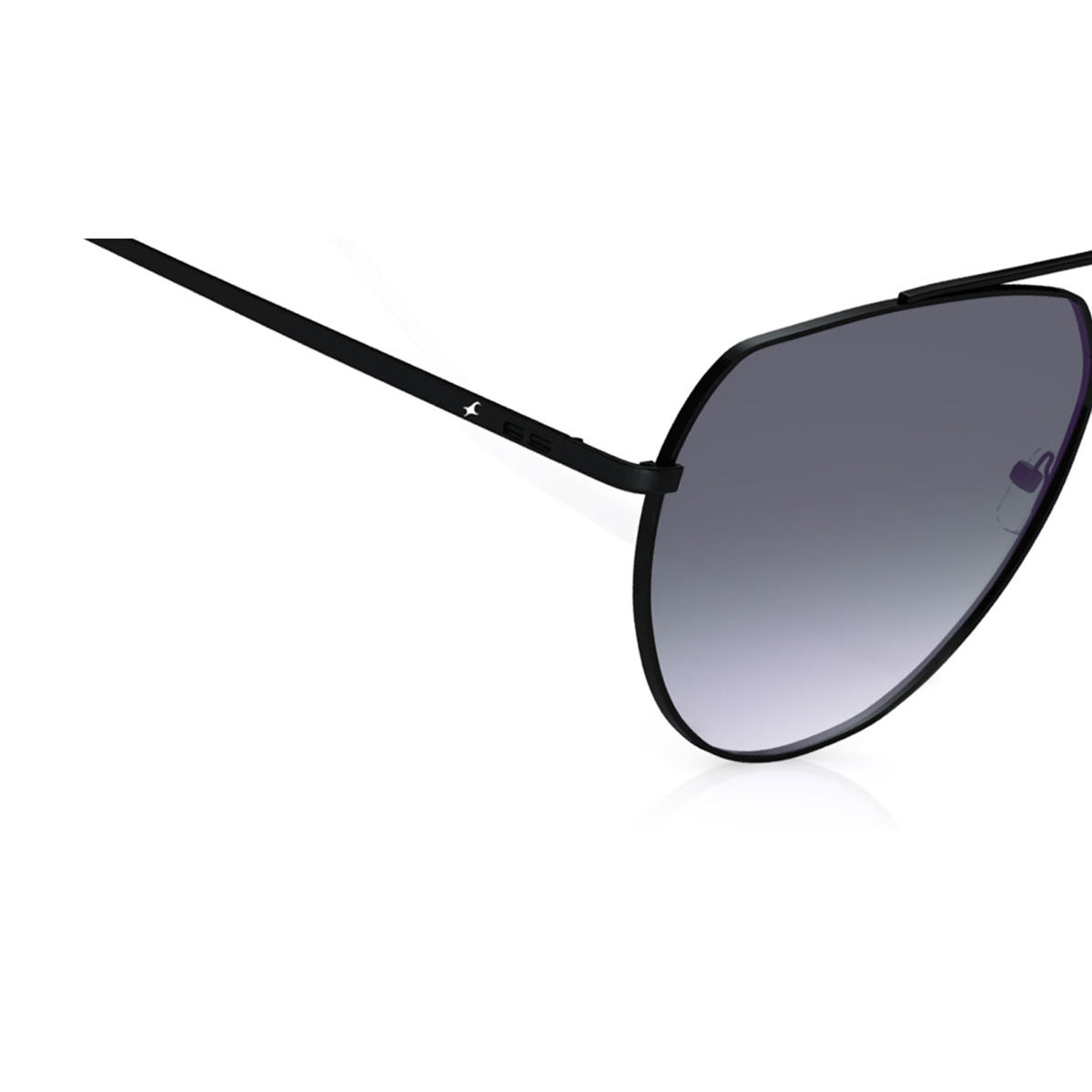 Buy Fastrack Black Aviator Sunglasses (M171BK1V) Online
