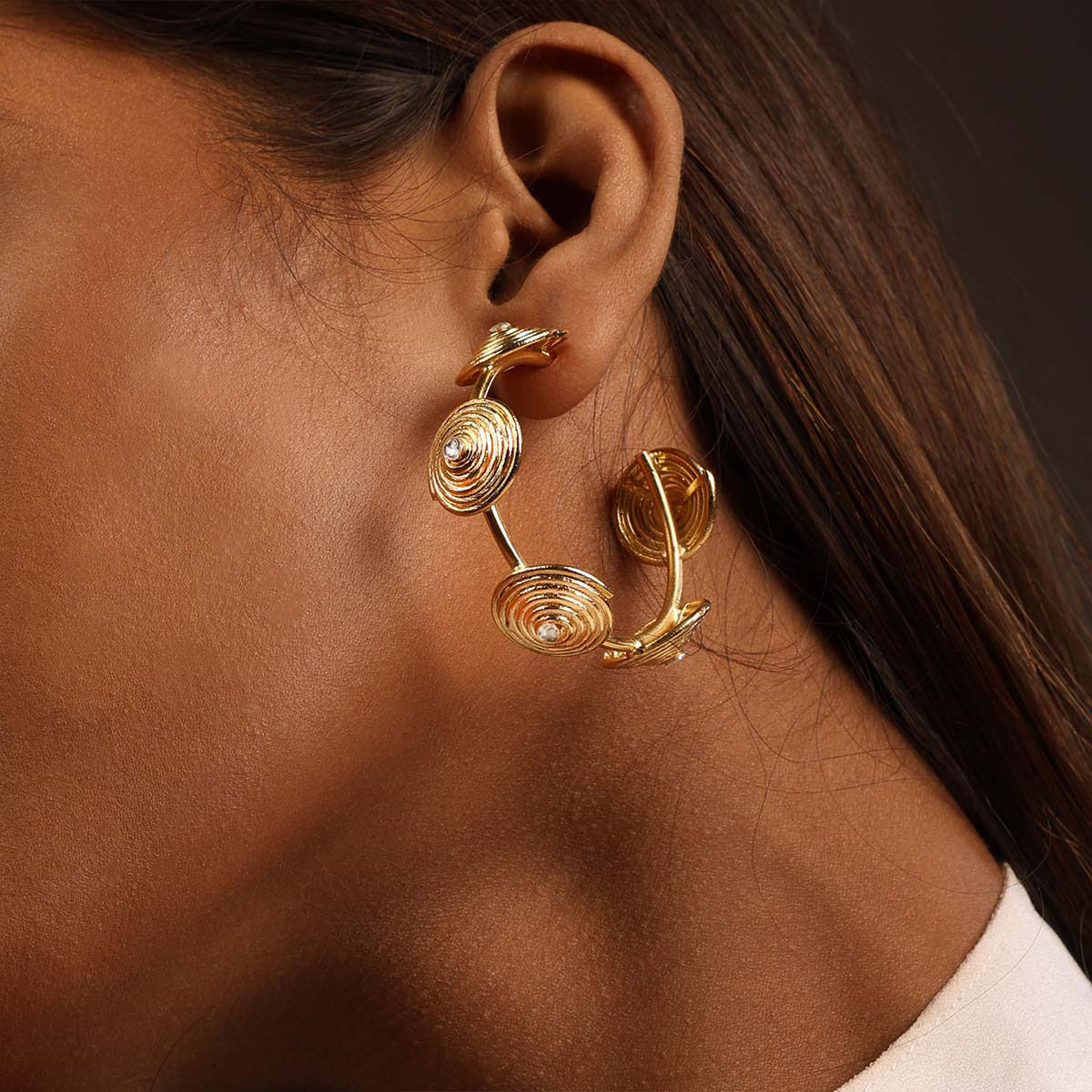 Buy Gossip Tribal Harmony Hoop Earrings Online