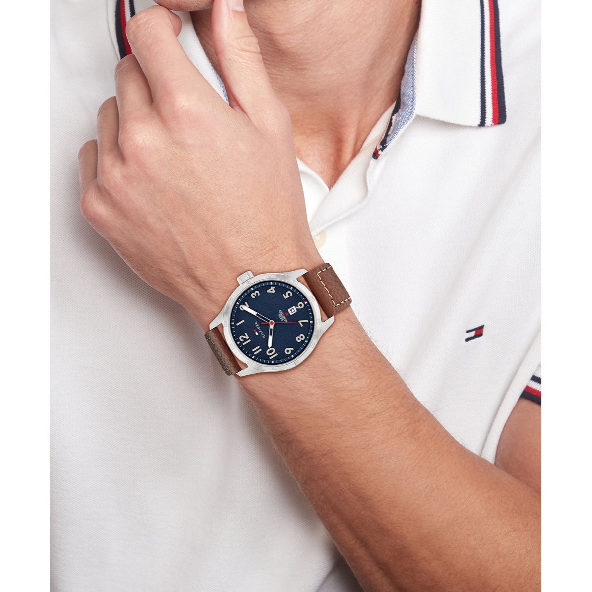 Buy Tommy Hilfiger Forrest Blue Dial Analog Watch for Men TH1710559 ...