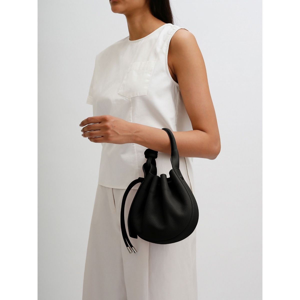 Buy Behno New York Black Ina Mini Pebble Crossbody Bag Online