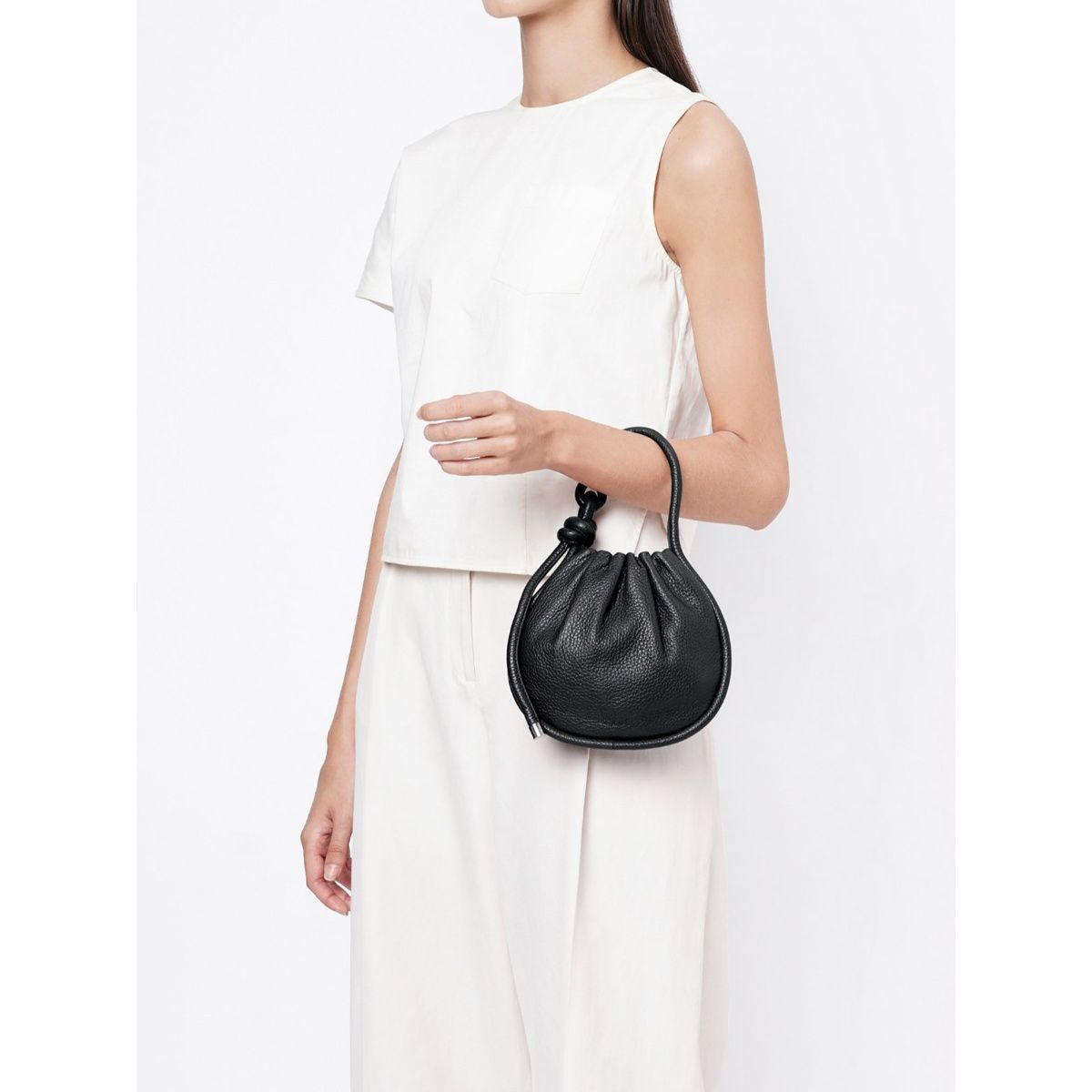Buy Behno New York Black Ina Mini Pebble Sling Bag Online