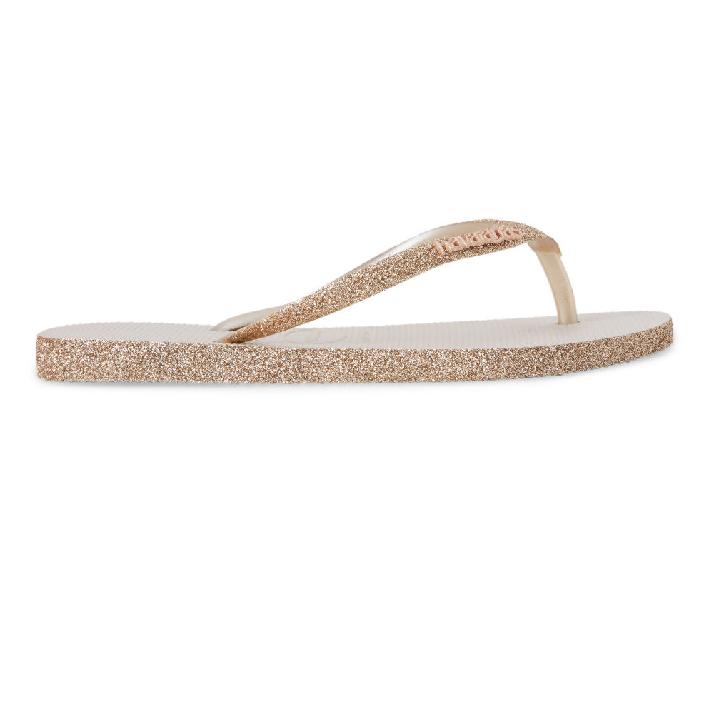 Havaianas Beige Sandalias Slim Sparkle FC PR Flipflops: Buy Havaianas ...