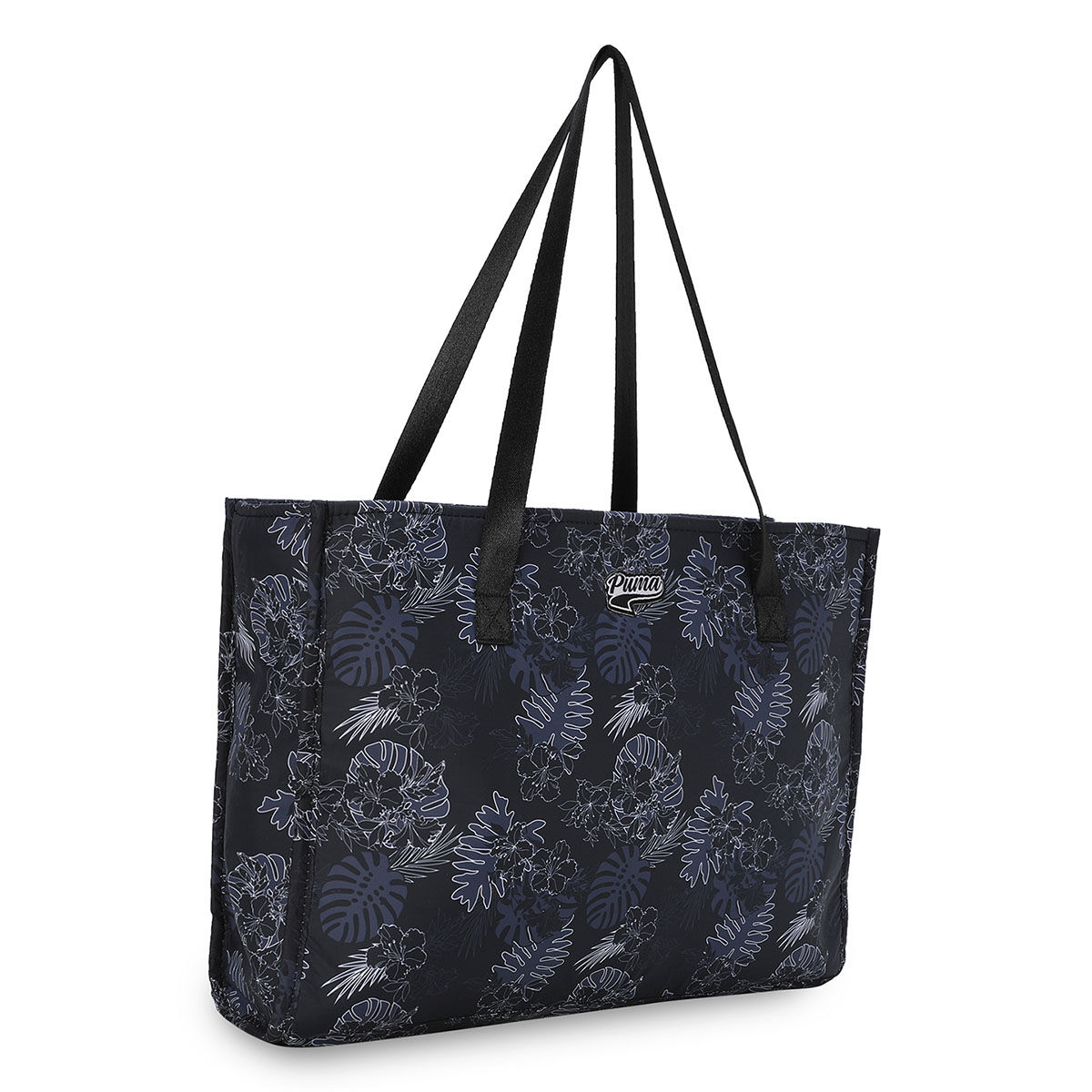 Buy Puma Tropical AOP Women's Black Shopper Tote Bag Online