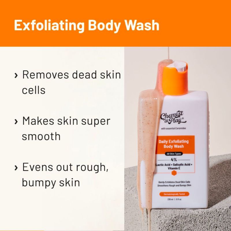 Buy Chemist at Play Exfoliating Body Wash With 4% Lactic Acid ...