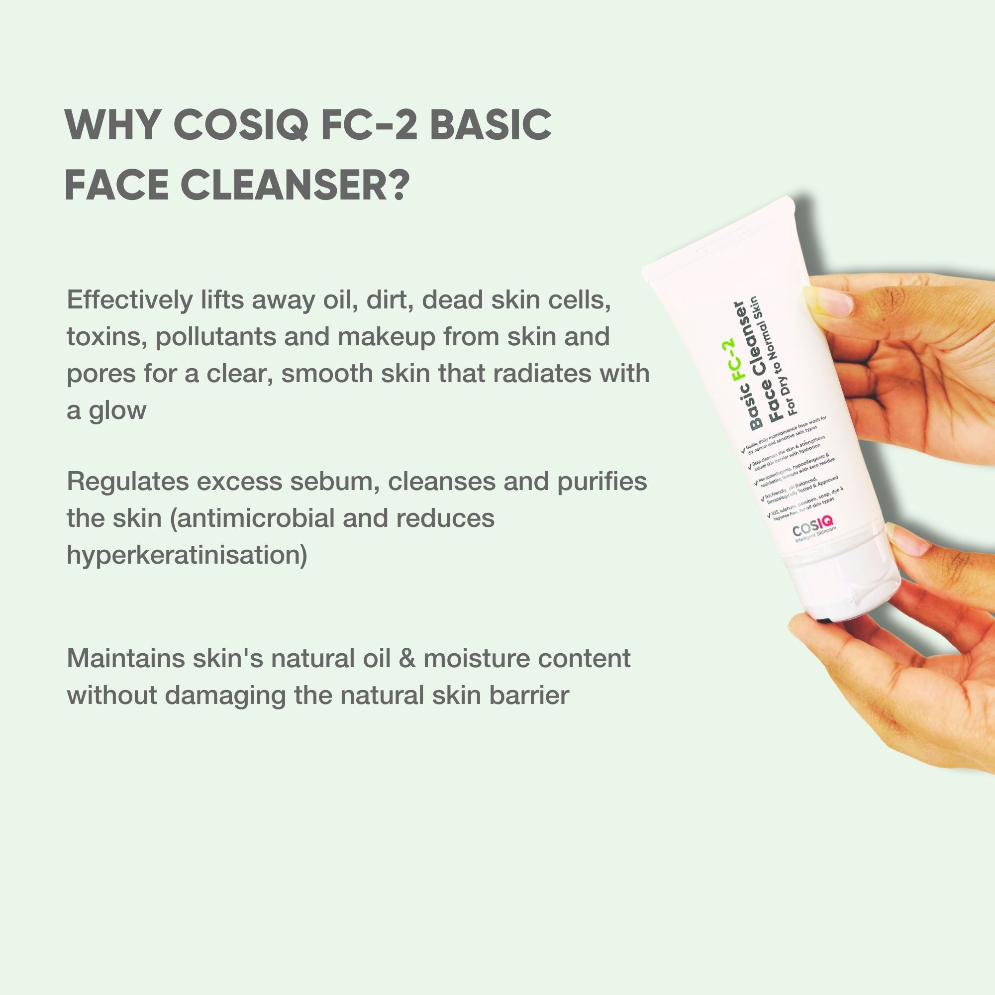 Buy Cos-IQ Fc-2 Face Cleanser For Dry Skin Online