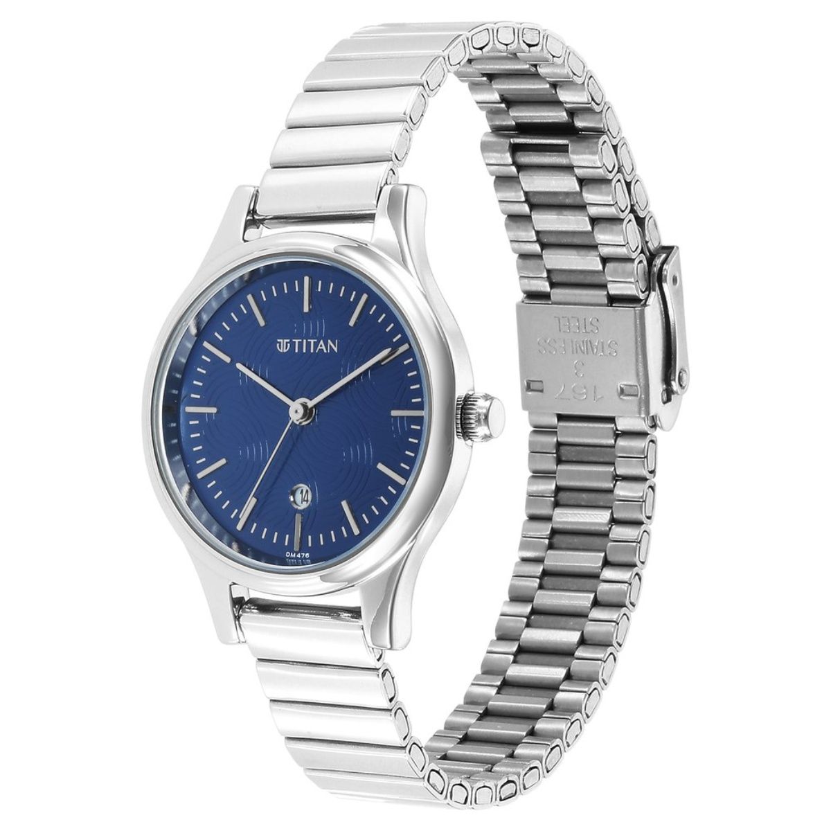 Buy Titan 2679SM01 Blue Dial Analog Watch for Women Online