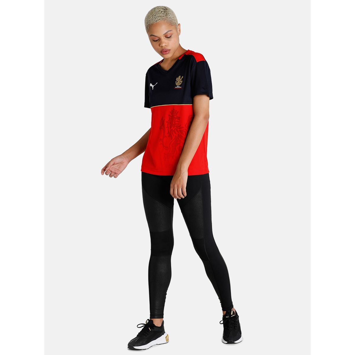 Puma X Rcb Take Down Womens Red Sports Jersey: Buy Puma X Rcb Take Down ...