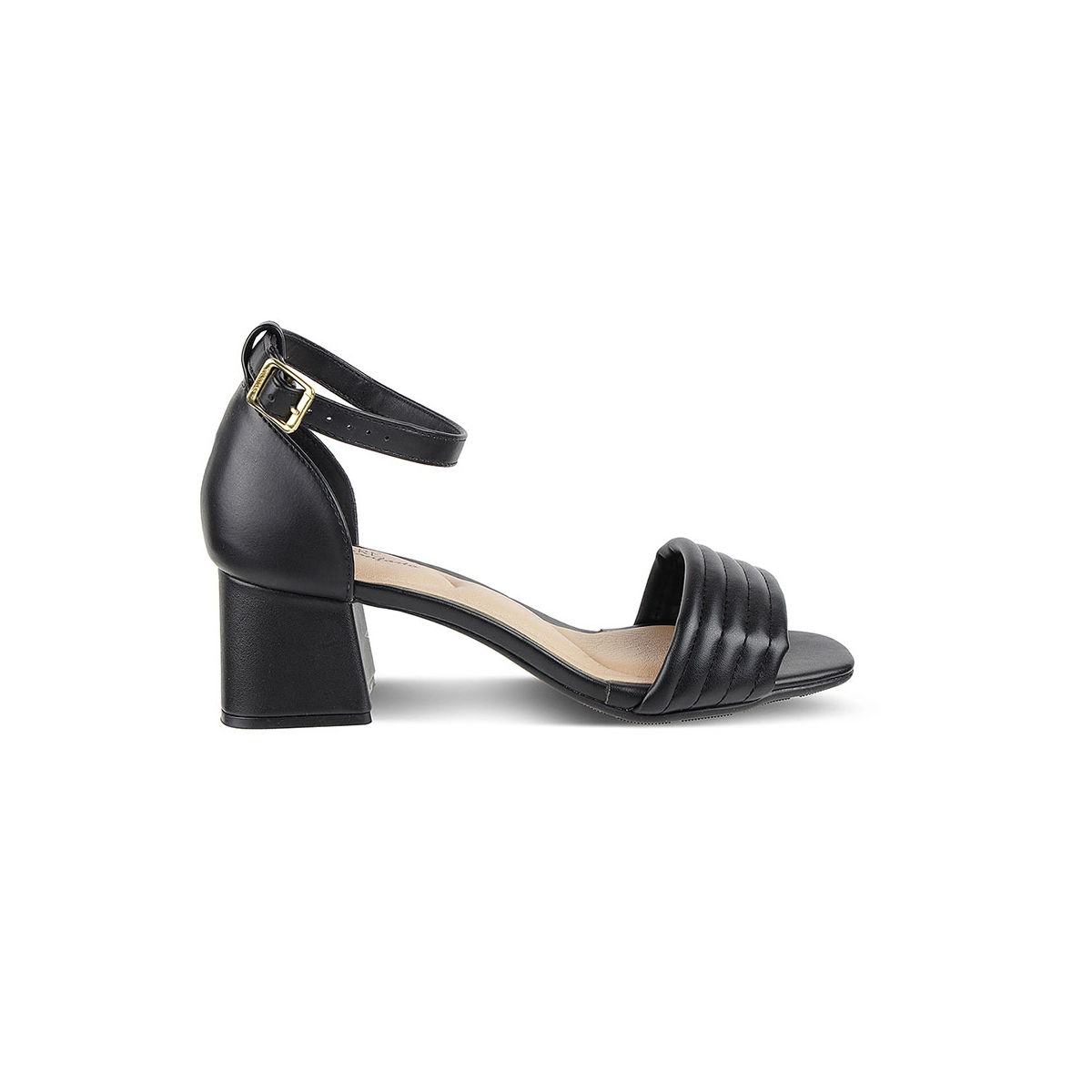 Buy MODARE Black Block Sandals Online