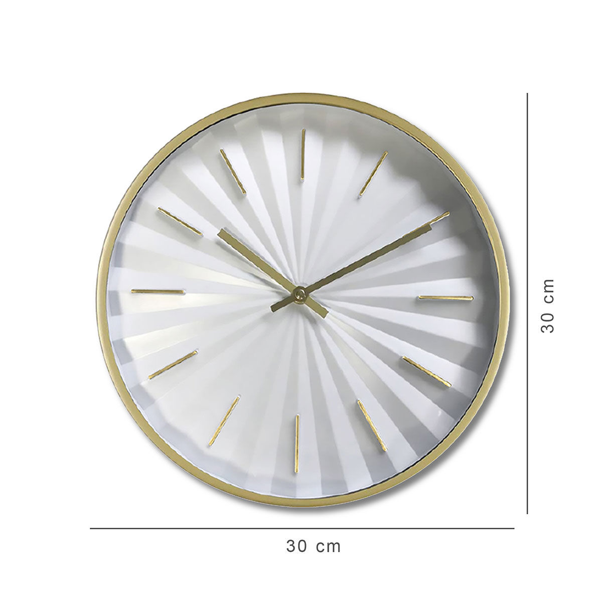 HomeTown Aeon Radial Wall Clock White Diameter 30Cm: Buy HomeTown Aeon ...