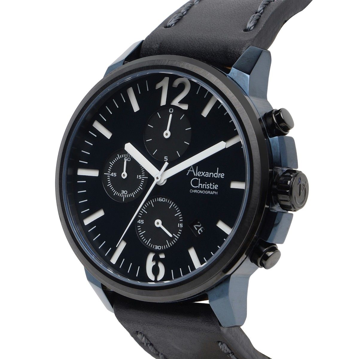 Buy Alexandre Christie 6267 MCL Chronograph For Men - Black Colorway Online