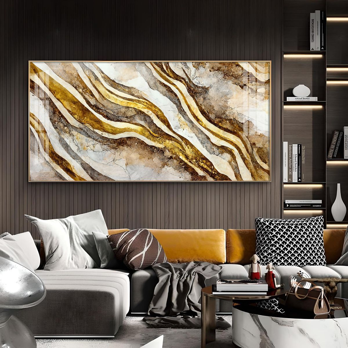 Buy The Next Decor Relanta Glass Finish Horizontal Wall Art Online