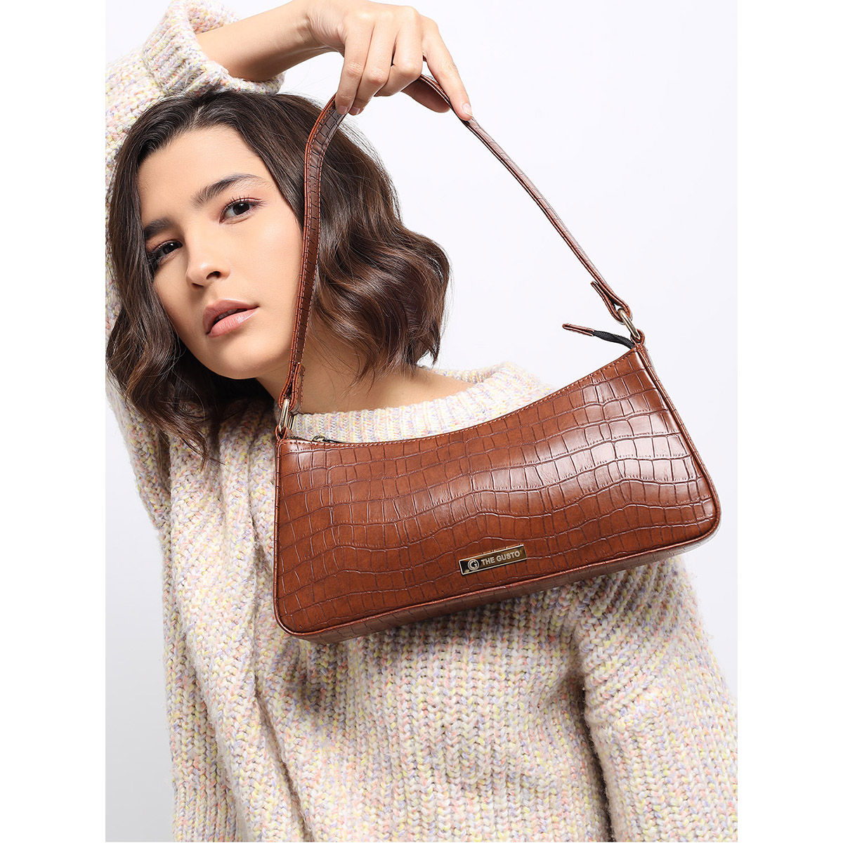 Buy THE GUSTO crescent shoulder bag Online