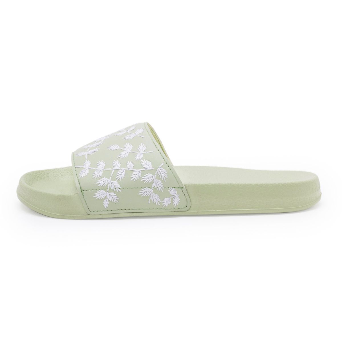 Buy Red Tape Women's Printed Green Sliders Online
