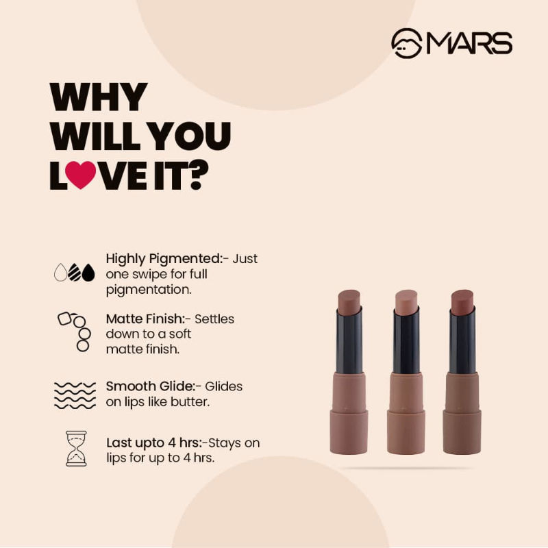 Buy MARS Matte Lipsticks Box Online