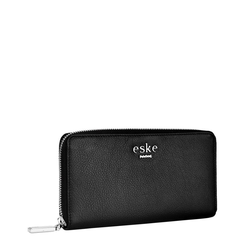 Buy Eske Scala Zip Around Wallet,Black Online