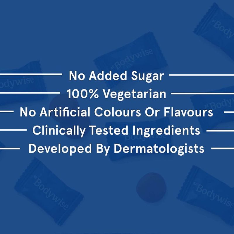 Be Bodywise Collagen Skin Gummies | 60 Days Pack | Vitamins for Skin ...