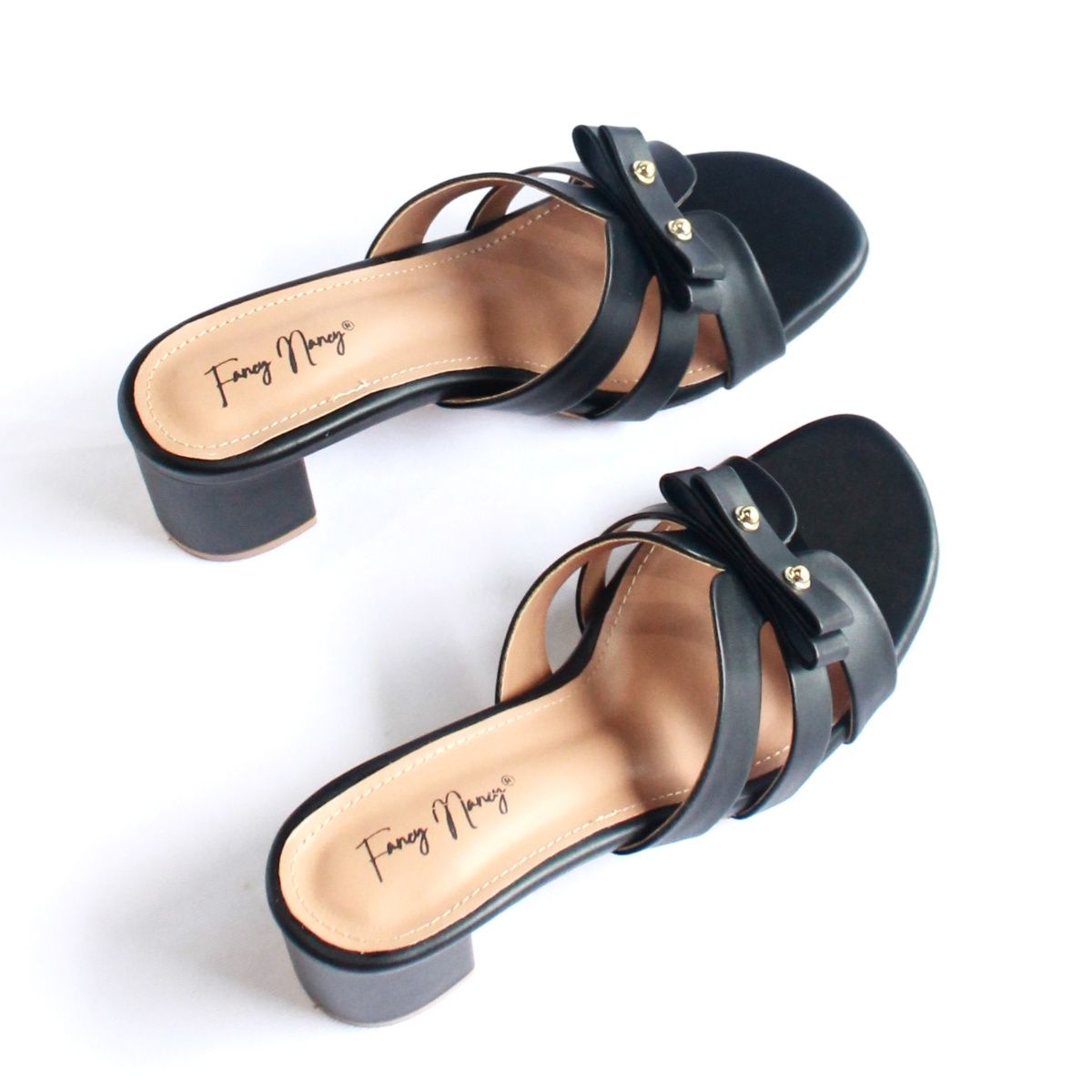 Buy Dapper Feet Lotus Mules - Black Online