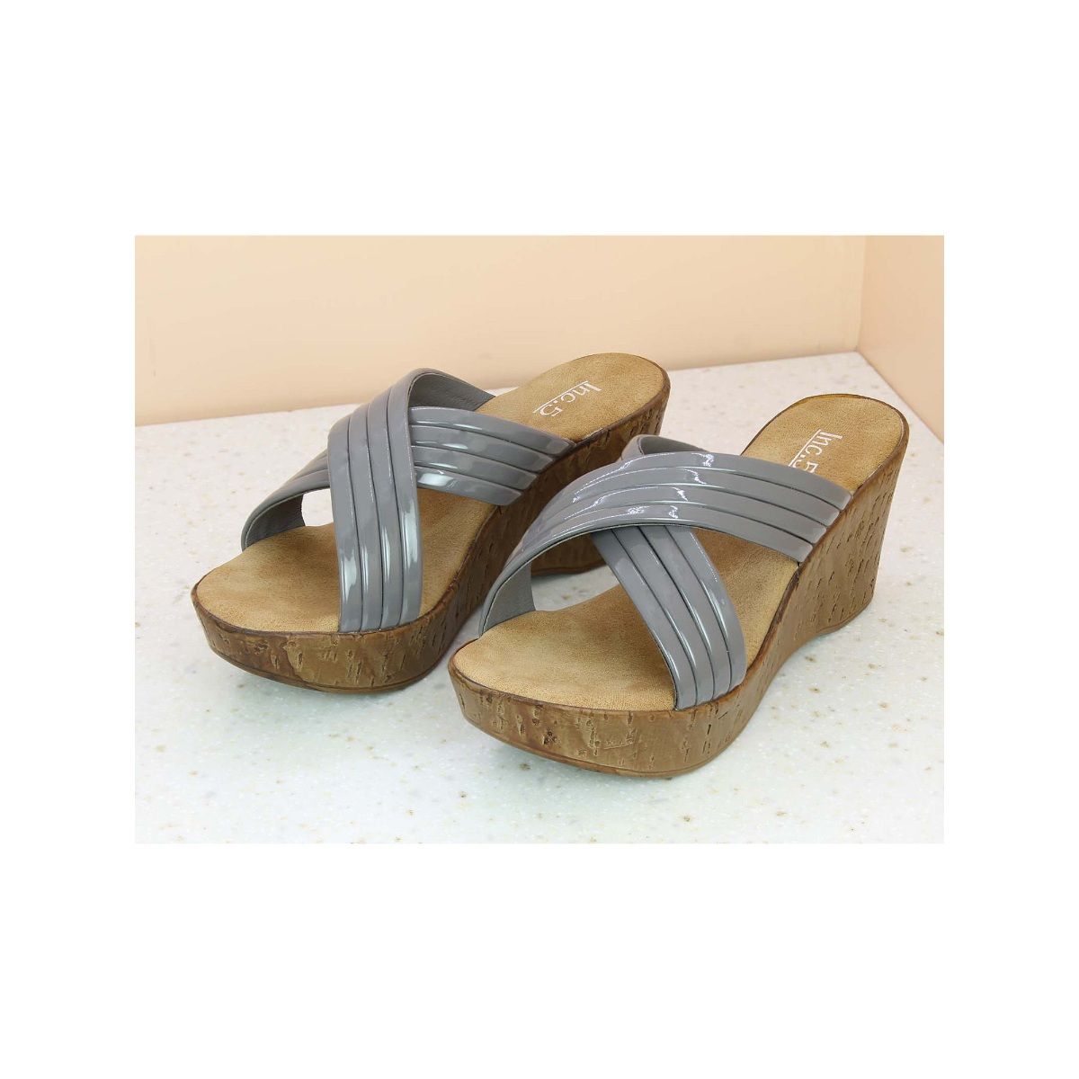 Inc.5 Solid Grey Wedge: Buy Inc.5 Solid Grey Wedge Online at Best Price ...