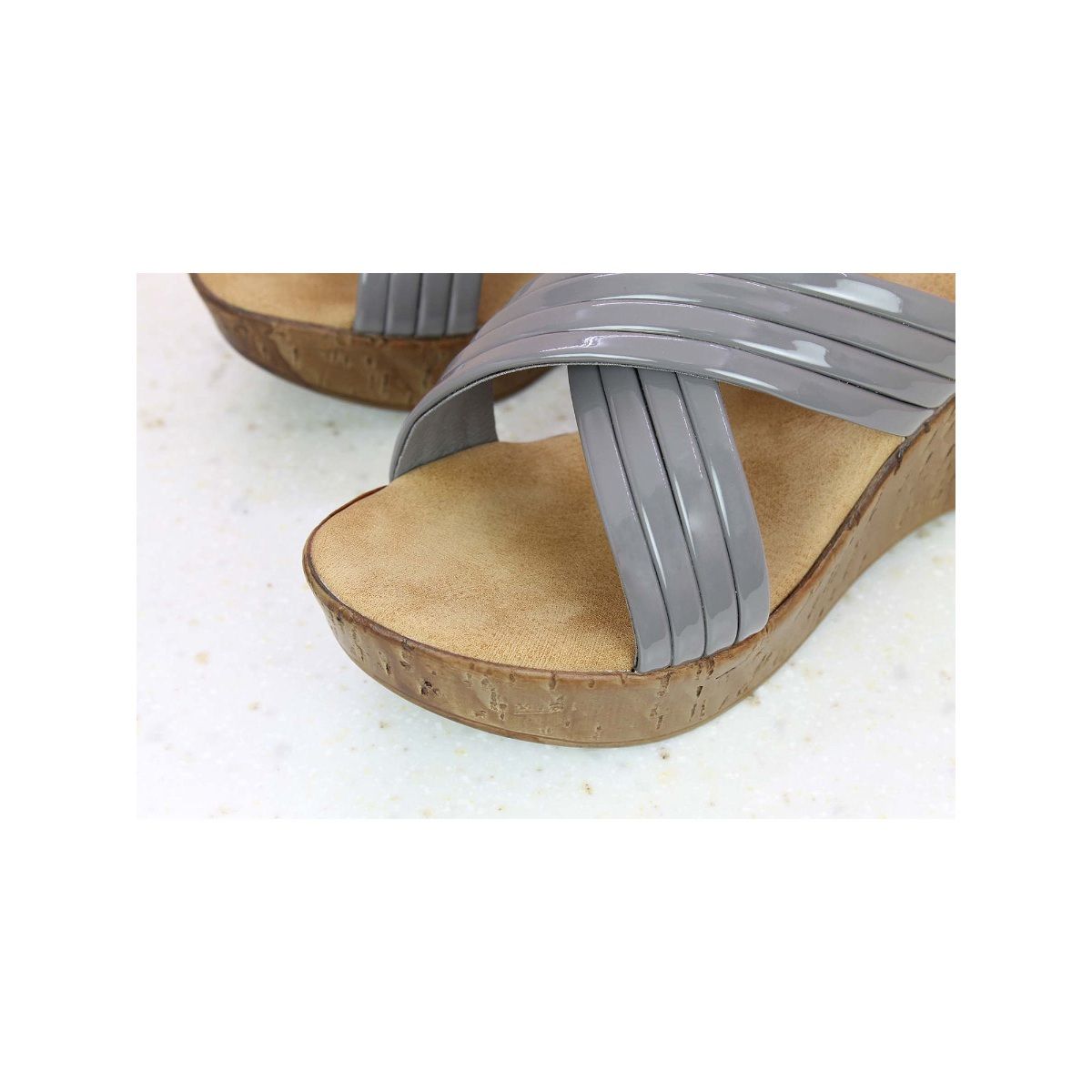 Inc.5 Solid Grey Wedge: Buy Inc.5 Solid Grey Wedge Online at Best Price ...