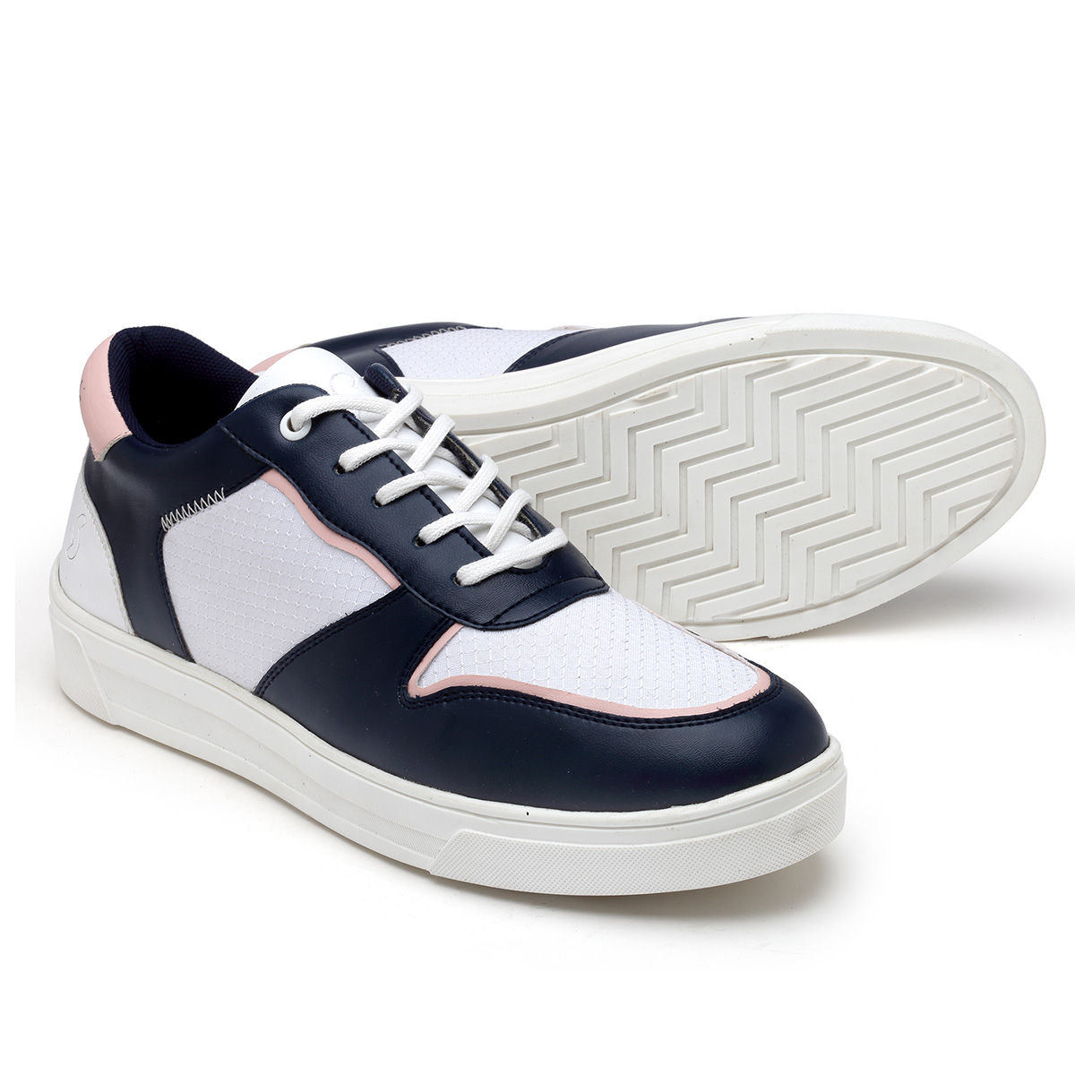 Buy SOLETHREADS Splatter W Navy Blue Colorblock Women Shoes Online