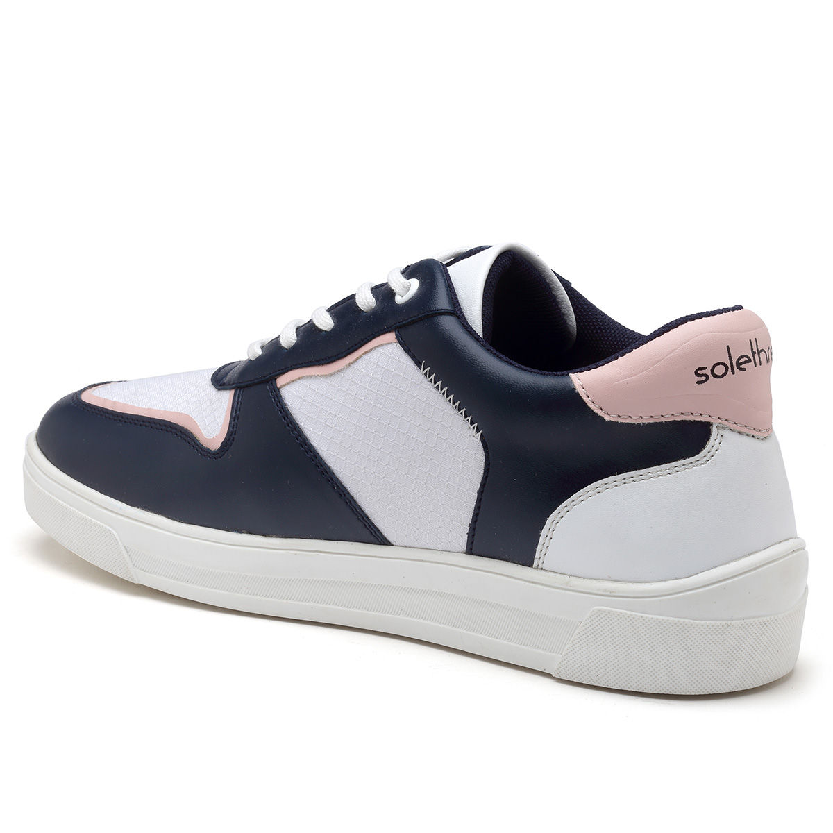 Buy SOLETHREADS Splatter W Navy Blue Colorblock Women Shoes Online
