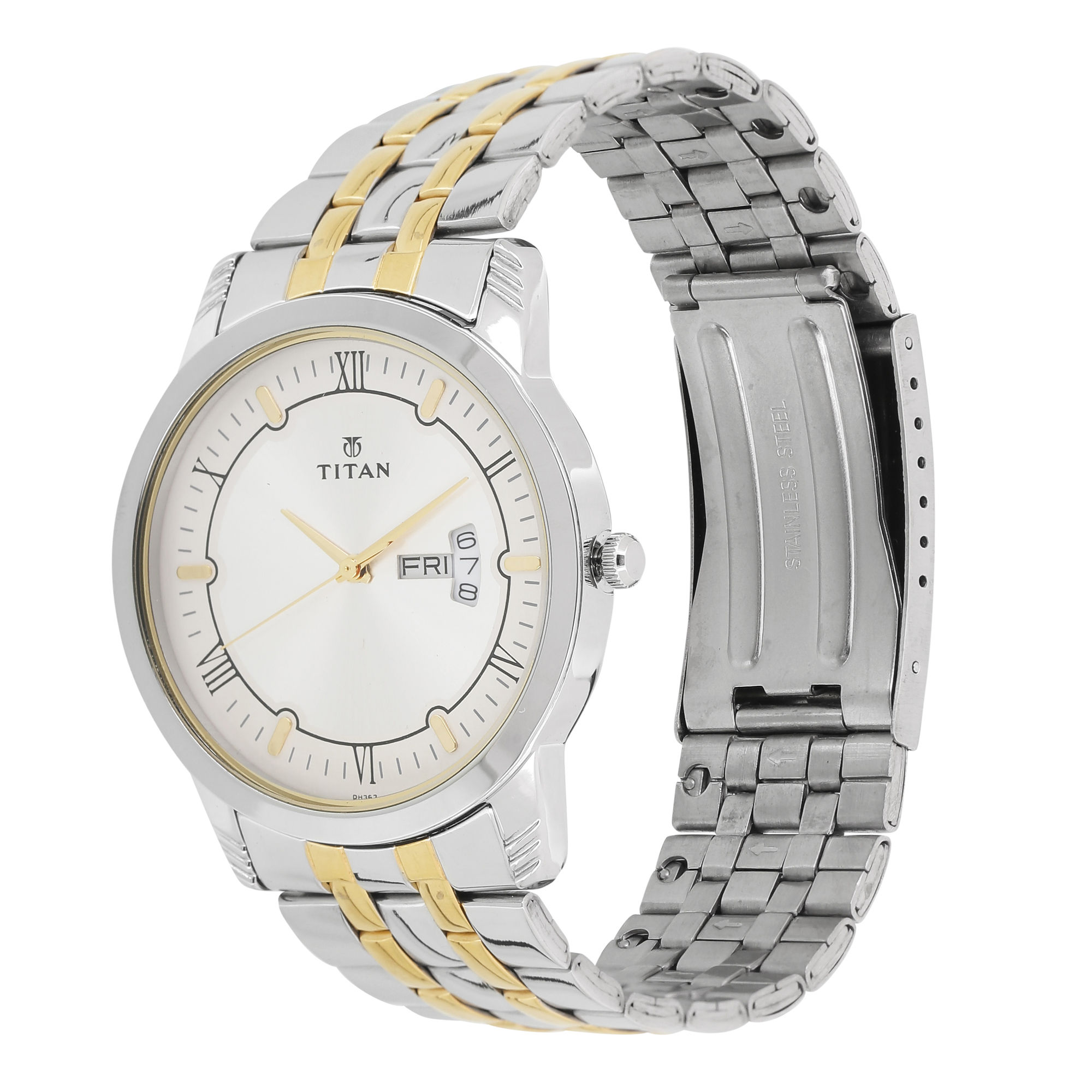 Buy Titan NM1774BM01 Silver Dial Analog Watch For Men Online