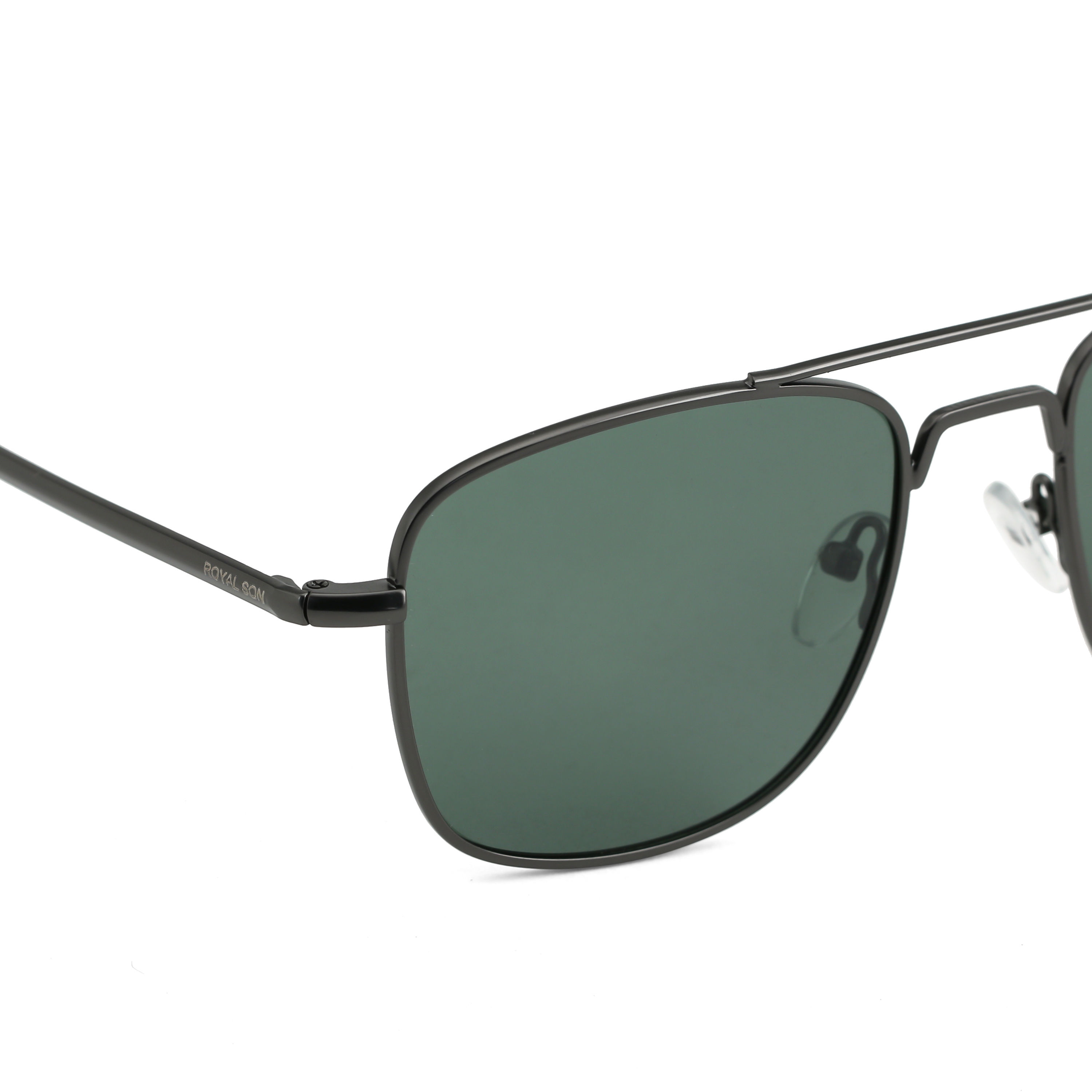 Buy Royal Son Green Polarized Retro Square Sunglasses Online