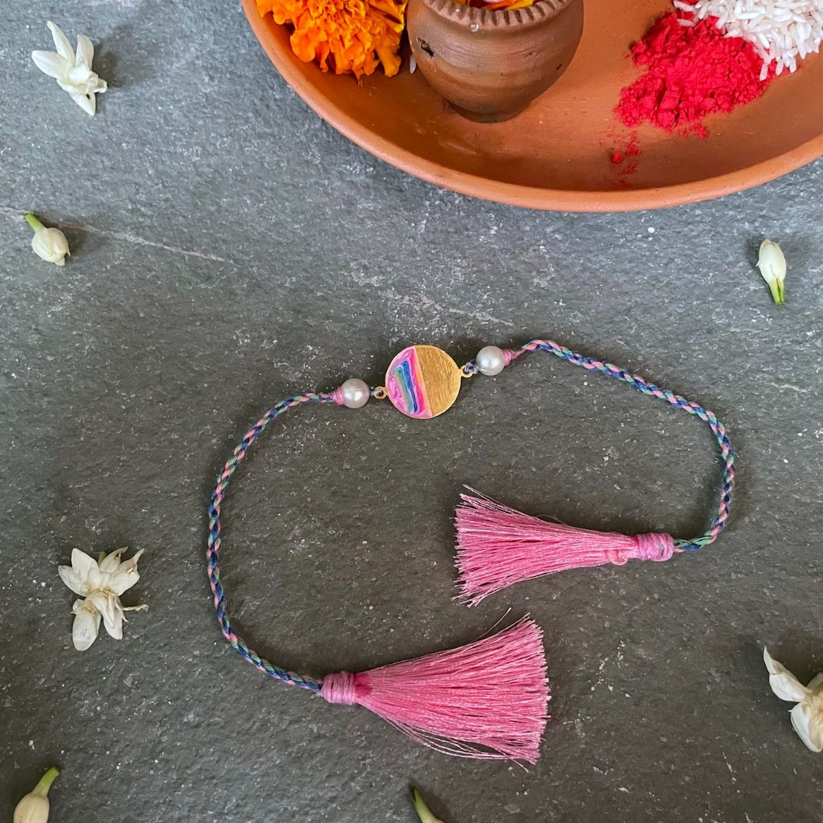 Buy Mitali Jain Half Moon Rakhi Online