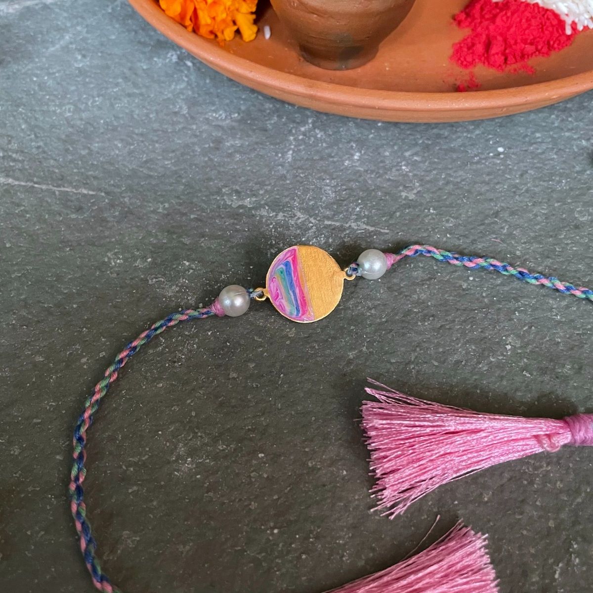 Buy Mitali Jain Half Moon Rakhi Online