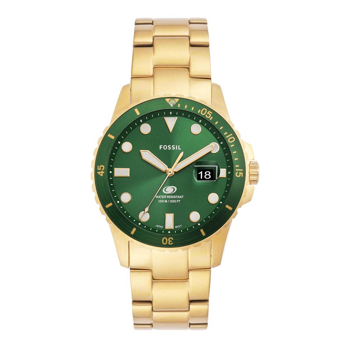 Buy Fossil Men Green Dial Analog Watch - FS5950 Online
