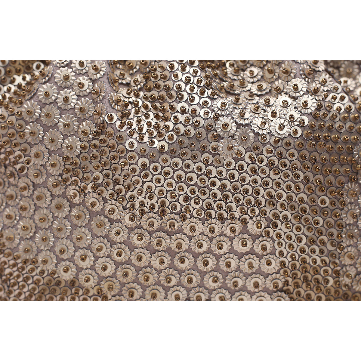 Buy Angeline Beige Golden Potli Bag Online