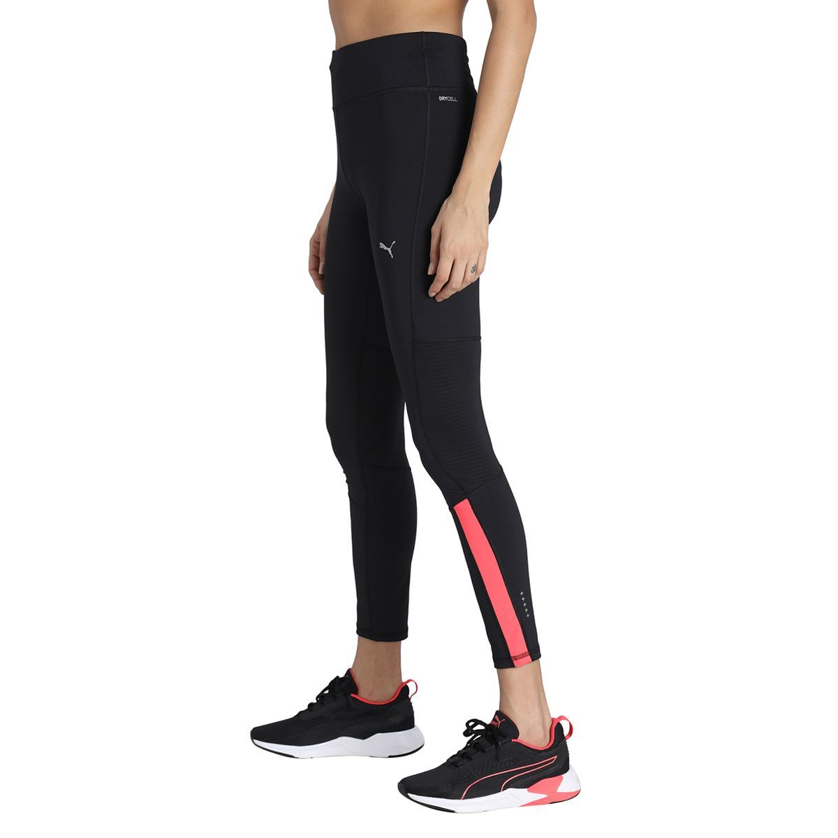Buy Puma Run Favorite Reg Rise Full W Womens Black Tights Online